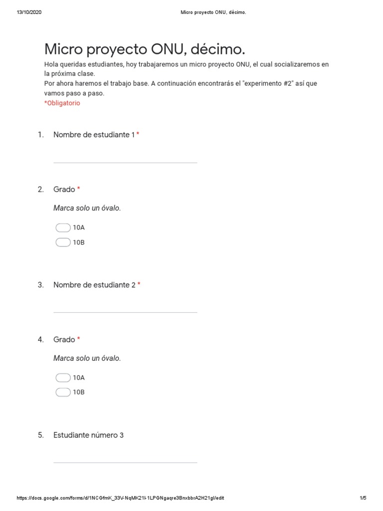 Micro Proyecto ONU PDF | PDF | Agitación