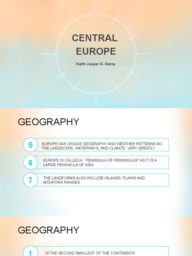 Central Europe's Unique Geography & Architecture | PDF | Czech Republic ...