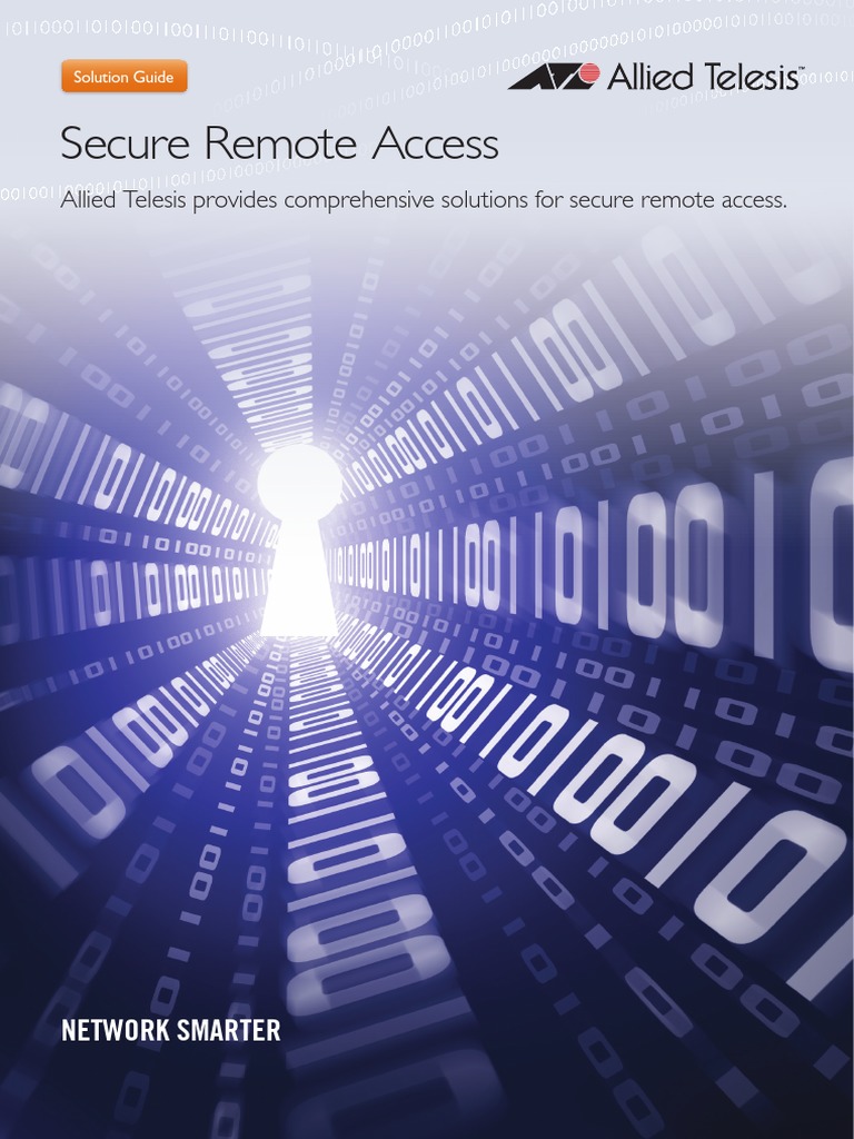 Allied Telesis Provides Comprehensive Solutions For Secure Remote ...