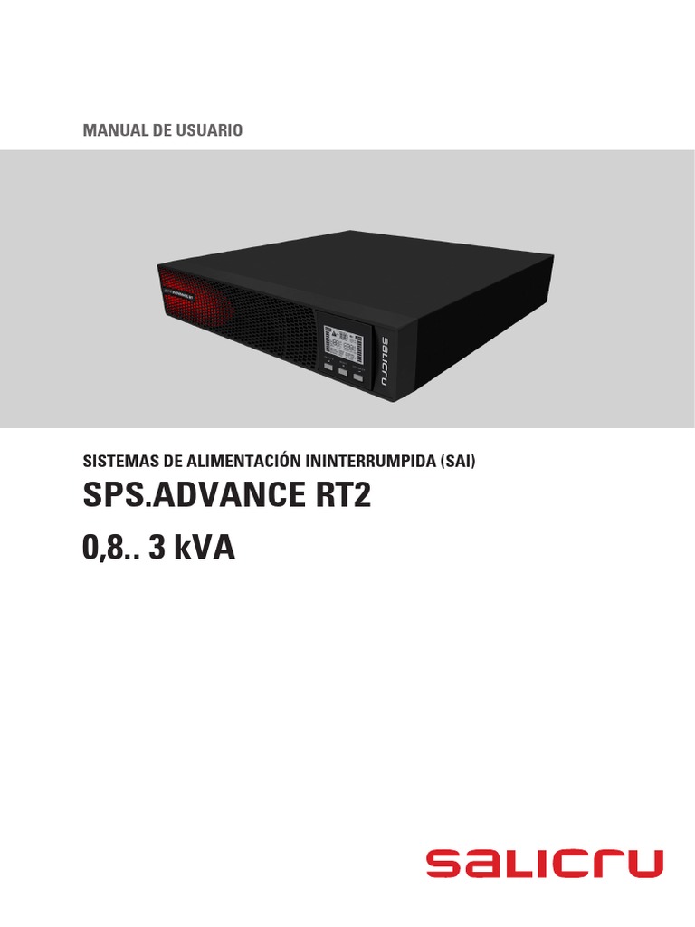 Salicru Advance RT2 | PDF | Calidad (comercial) | Red de computadoras