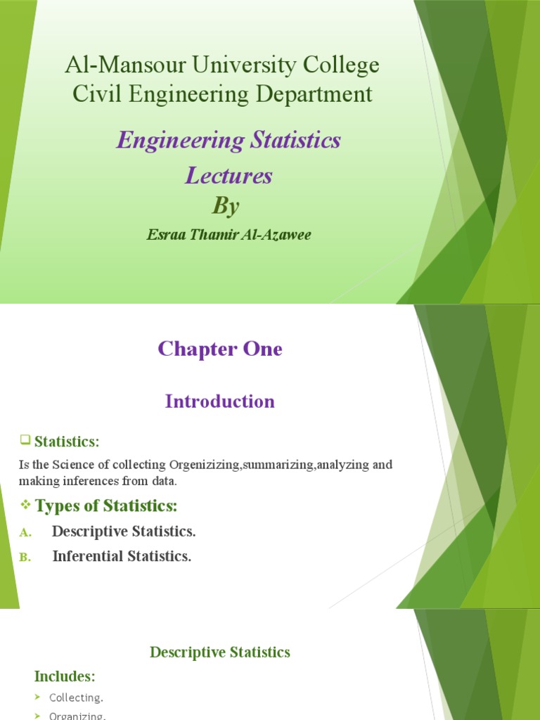 Engineering Statistics | PDF | Statistics | Histogram