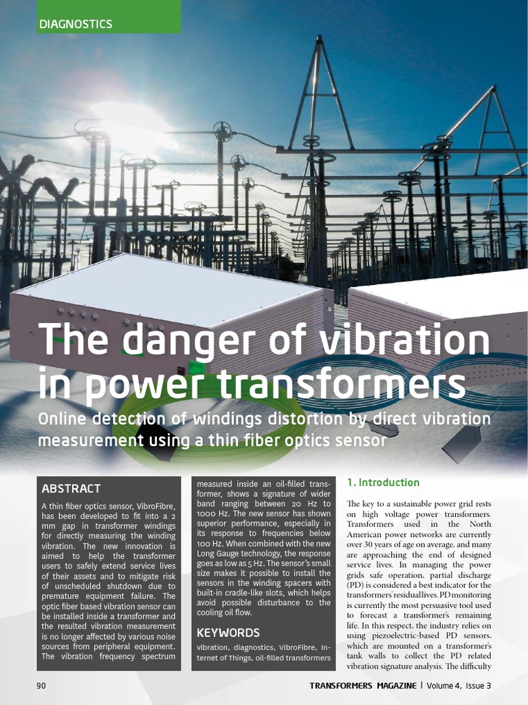 The Danger of Vibration in Power Transformers | PDF | Transformer ...