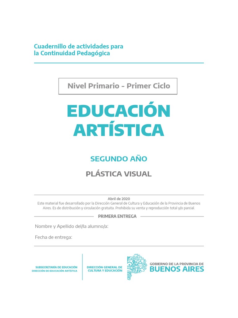 Cuadernillo de Actividades para La Continuidad Pedagógica - Educación ...