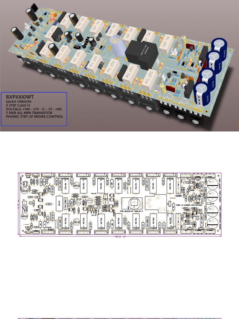1000W Class H Amplifier PDF | PDF