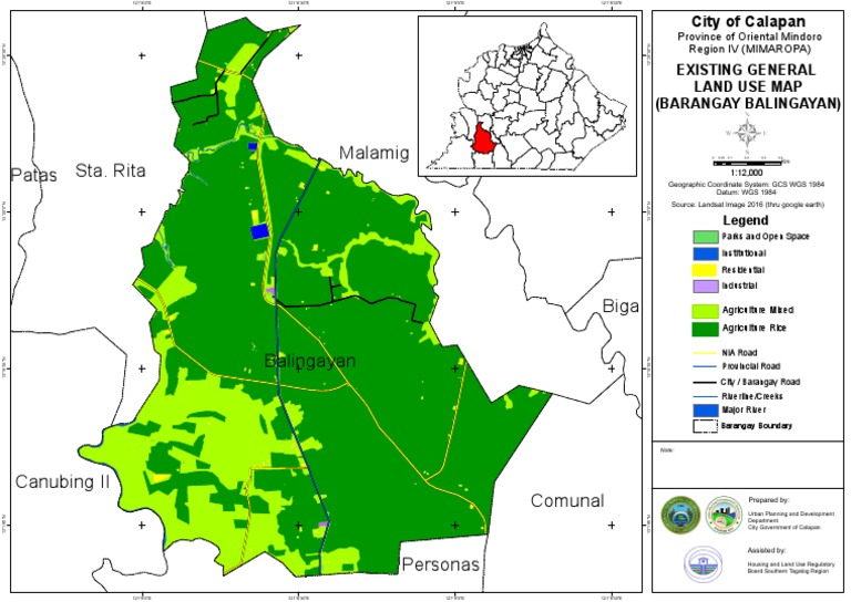 Balingayan ELU Map | PDF | Geodesy | Cartography