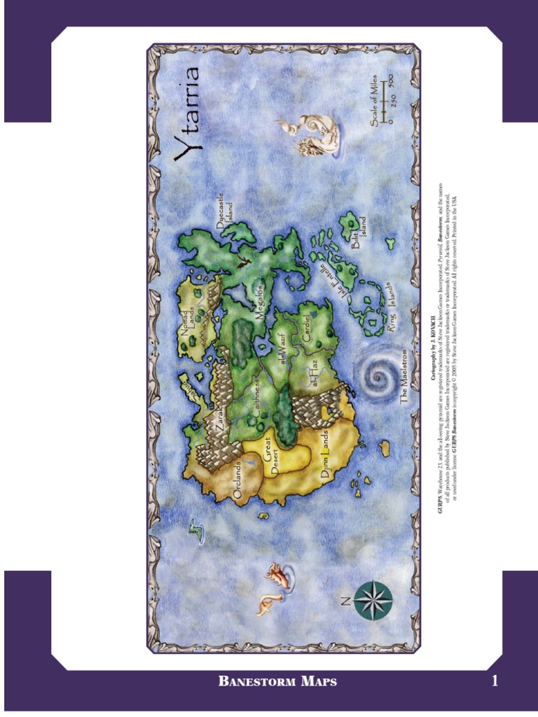 Ytarria Map PDF | PDF | All Rights Reserved | Civil Law (Common Law)