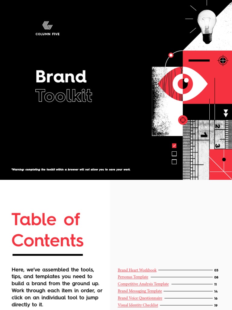C5 Brand Strategy Brand Toolkit Workbook Final PDF | PDF | Logos ...