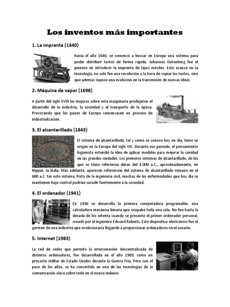 Inventos Clave para la Humanidad | PDF | Internet | Apple Inc.