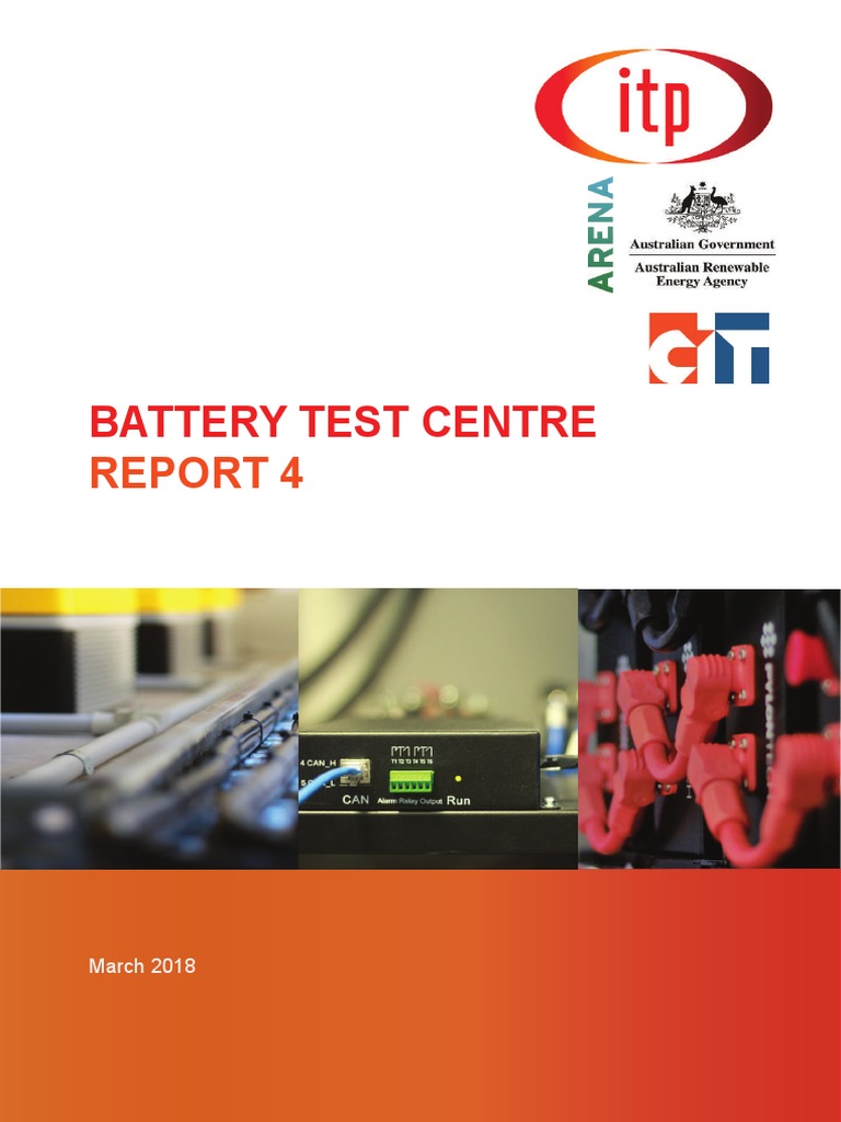 Battery Test Centre: Report 4 | PDF | Lithium Ion Battery | Renewable ...