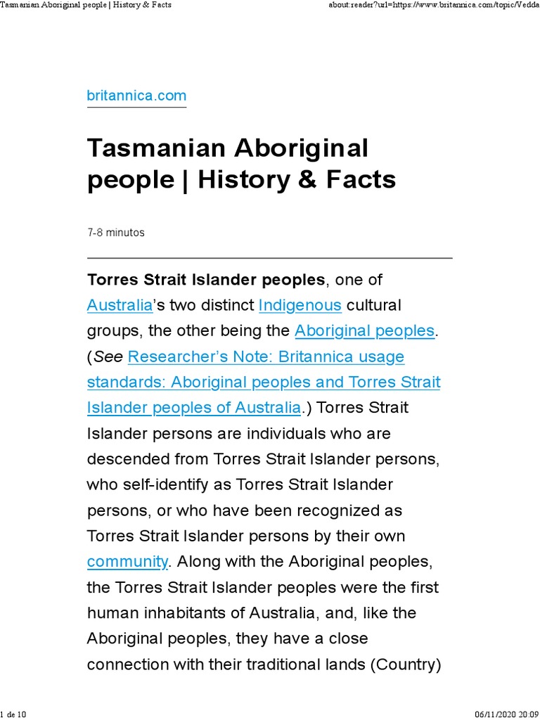 Torres Strait Islander Peoples Overview | PDF | Indigenous Australians ...