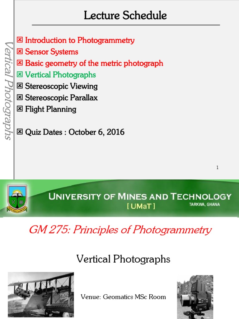 Understanding Vertical Photographs | PDF | Sea Level | Triangle