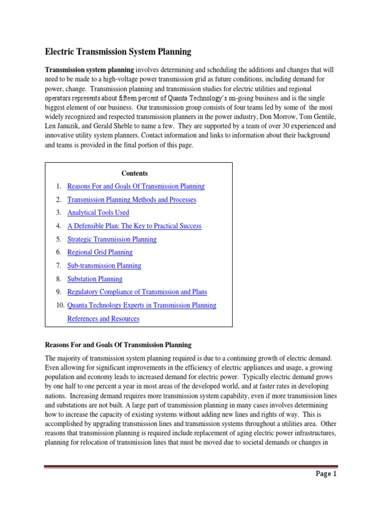 Transmission Planning - 12-01-13 | PDF | Electric Power Transmission ...