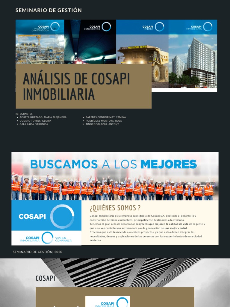 Grupo4 Analisis Cosapi PDF | PDF | Economias | Business