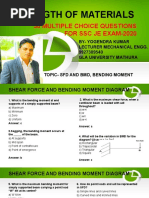 SOM - SF and BM Formulas | PDF | Bending | Strength Of Materials
