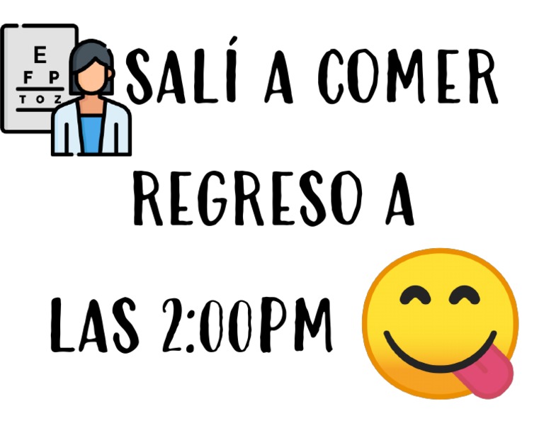 Salí A Comer Regreso A | PDF