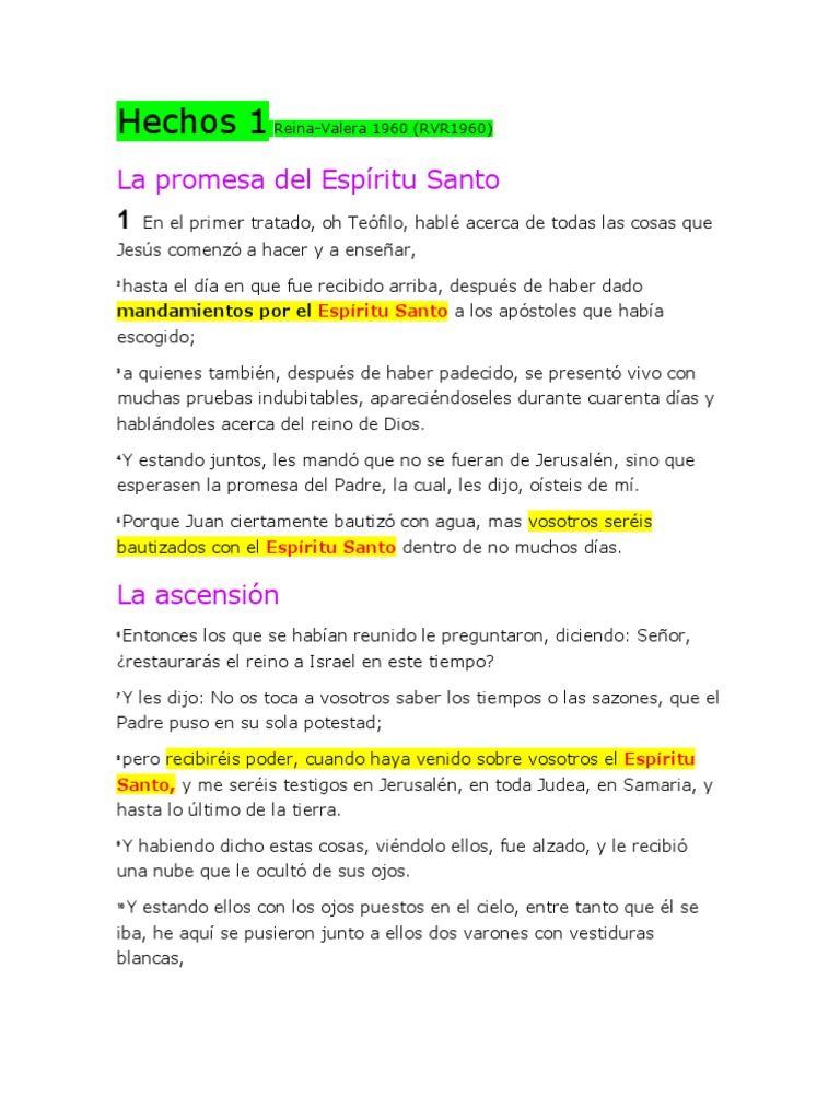 Hechos 1 | PDF | Judas Iscariote | Evangelio De Lucas