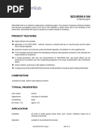 Uvitex EDB Textile Whitener: Technical Data Sheet | PDF | Bleach ...
