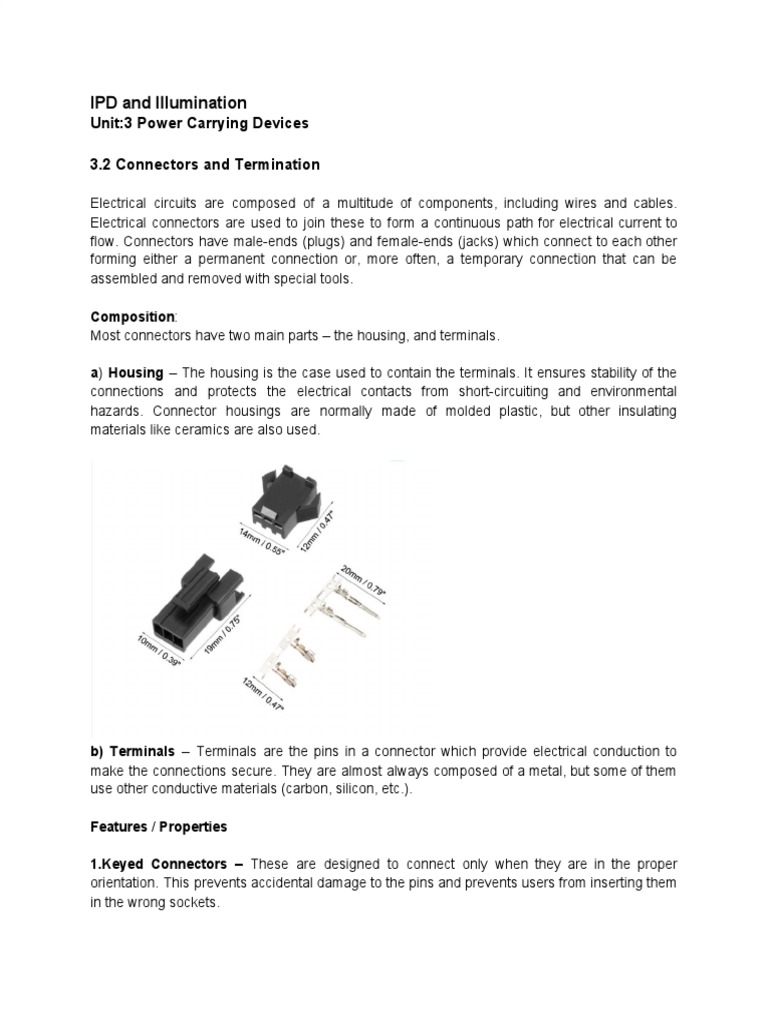 IPD and Illumination - 9 1 | PDF | Electrical Connector | Equipment