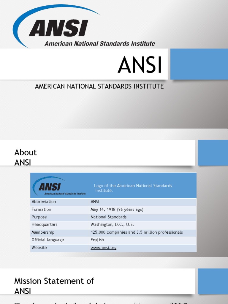 INTRODUCTION TO Ansi | PDF | Policy | Economies