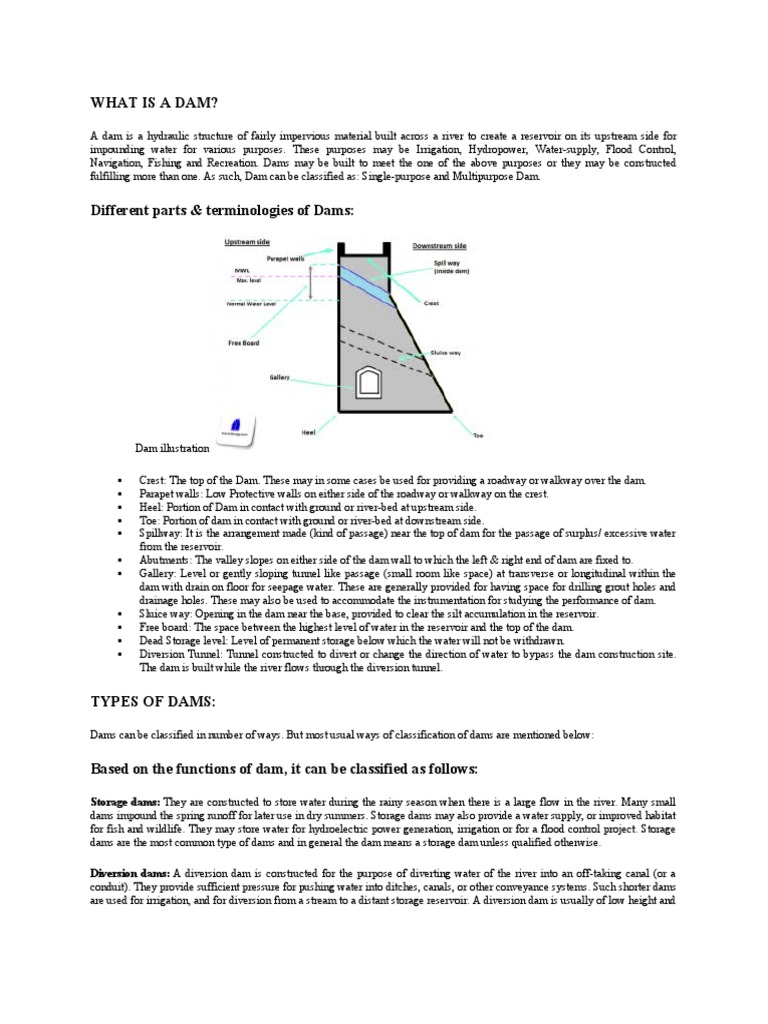 What Is A Dam | PDF | Dam | Flood