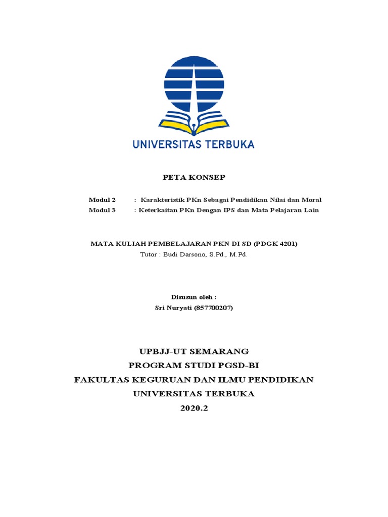 Peta Konsep PKN Modul 2 & 3 | PDF | Kesehatan Holistik