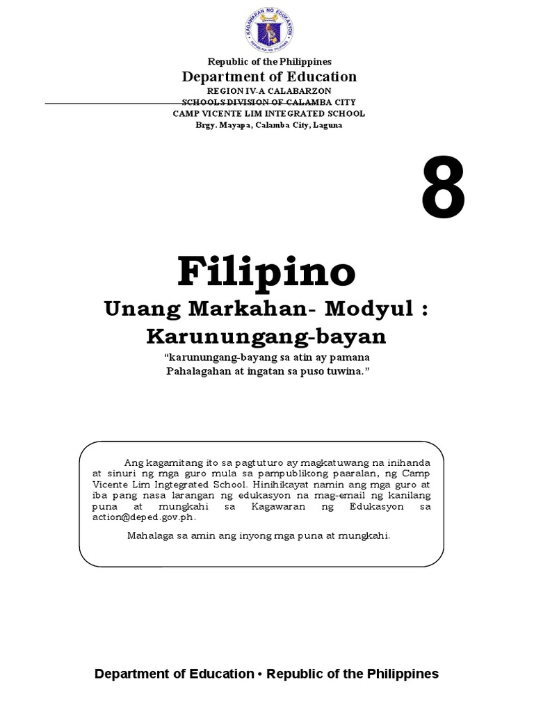 MODULE-1.1-G8 - Mam Mary Ann Manalo | PDF