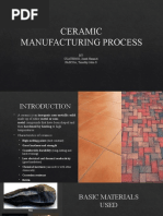 Ceramic Tile Manufacturing Processs | PDF | Tile | Mill (Grinding)