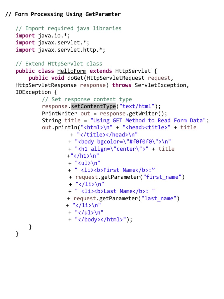Servlets Demo Programs | PDF | Java Servlet | Computer Data