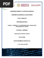 Samuel Saavedra | PDF | Objeto (informática) | Clase (Programación ...