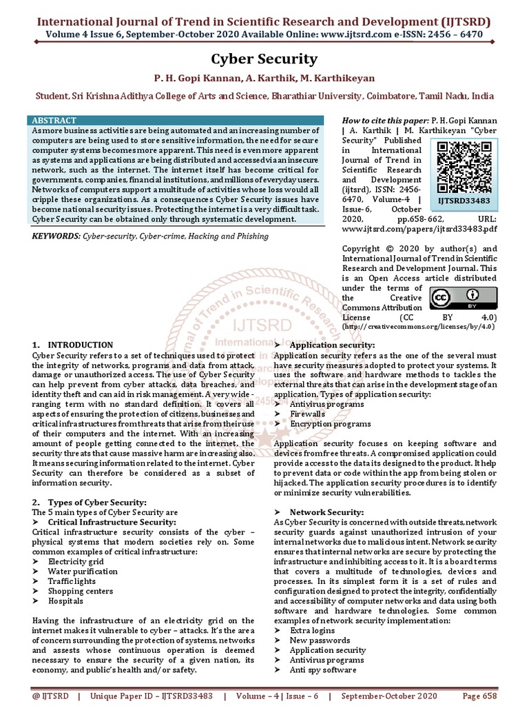 Cyber Security | PDF | Computer Security | Security