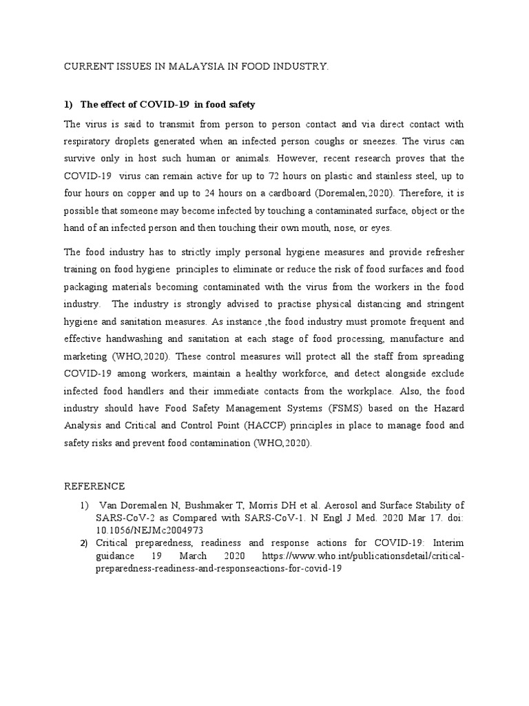 Food Tech Assignment | PDF