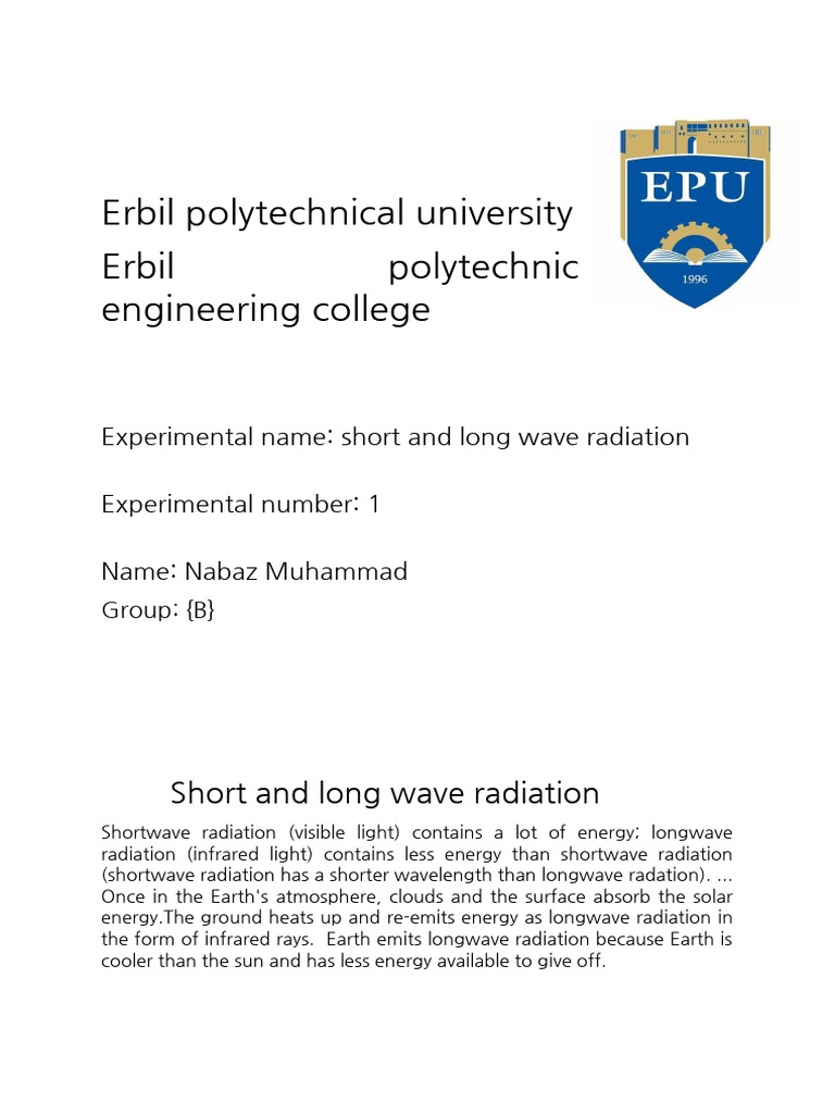 Erbil Polytechnical University Erbil Polytechnic Engineering College | PDF