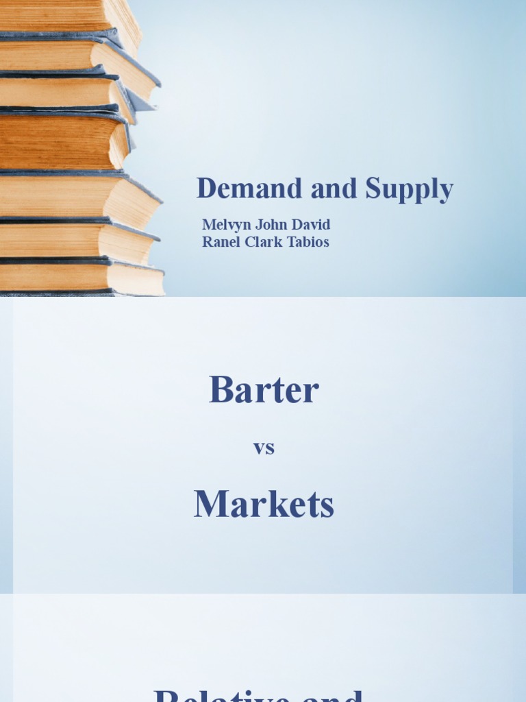 Demand and Supply: Melvyn John David Ranel Clark Tabios | PDF | Law
