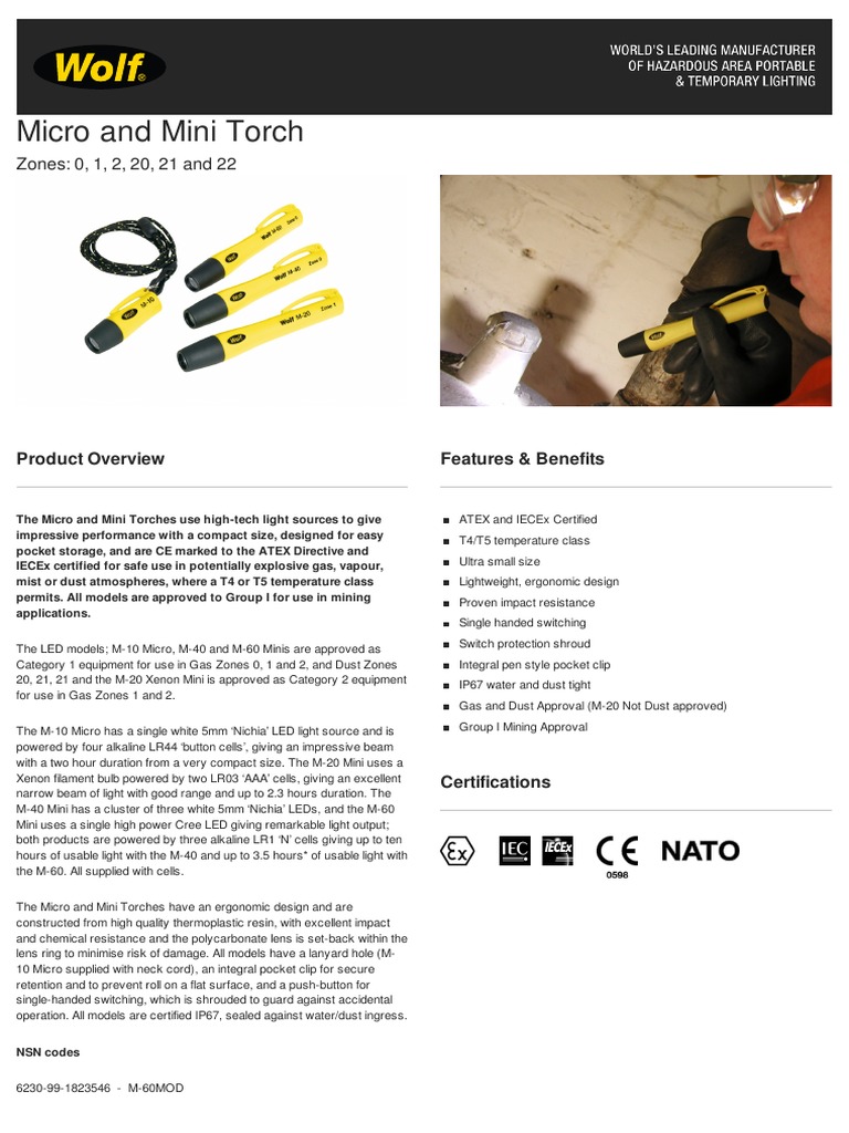 Wolf Safety Lamp Company - Micro and Mini Torch PDF | PDF | Flashlight ...