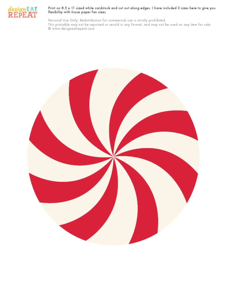 Printable Peppermints