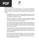 KS2 Descriptive-Setting Word Mat Caves | PDF