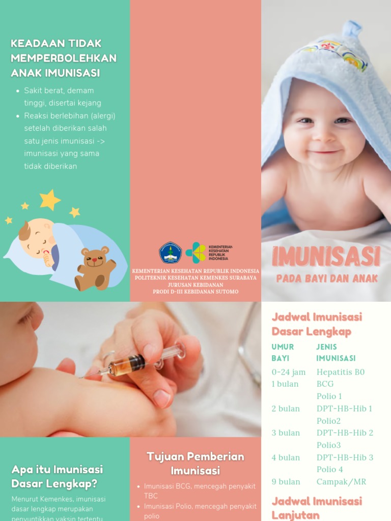 Imunisasi Leaflet | PDF