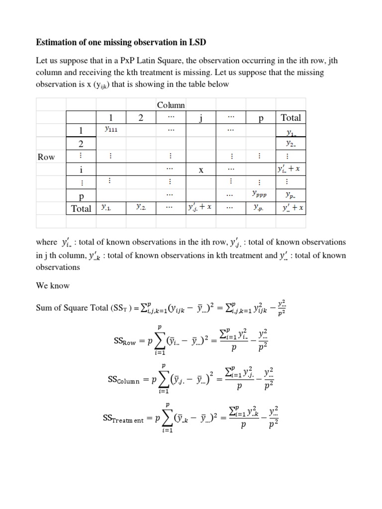 LSD 15 9 20 | PDF | Statistical Theory | Statistical Analysis