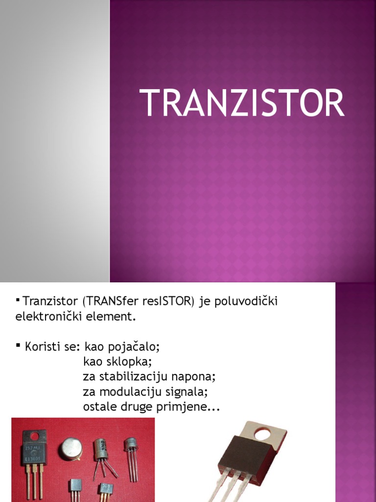 Tranzistor PDF | PDF
