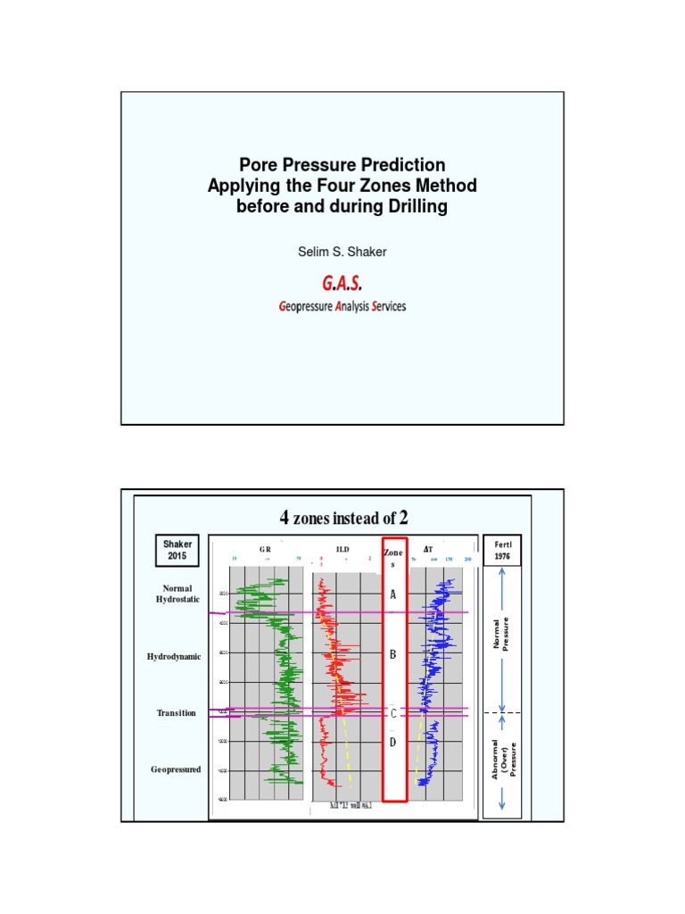 Pore Pressure Prediction Applying The Four Zones Method | PDF | Earth ...