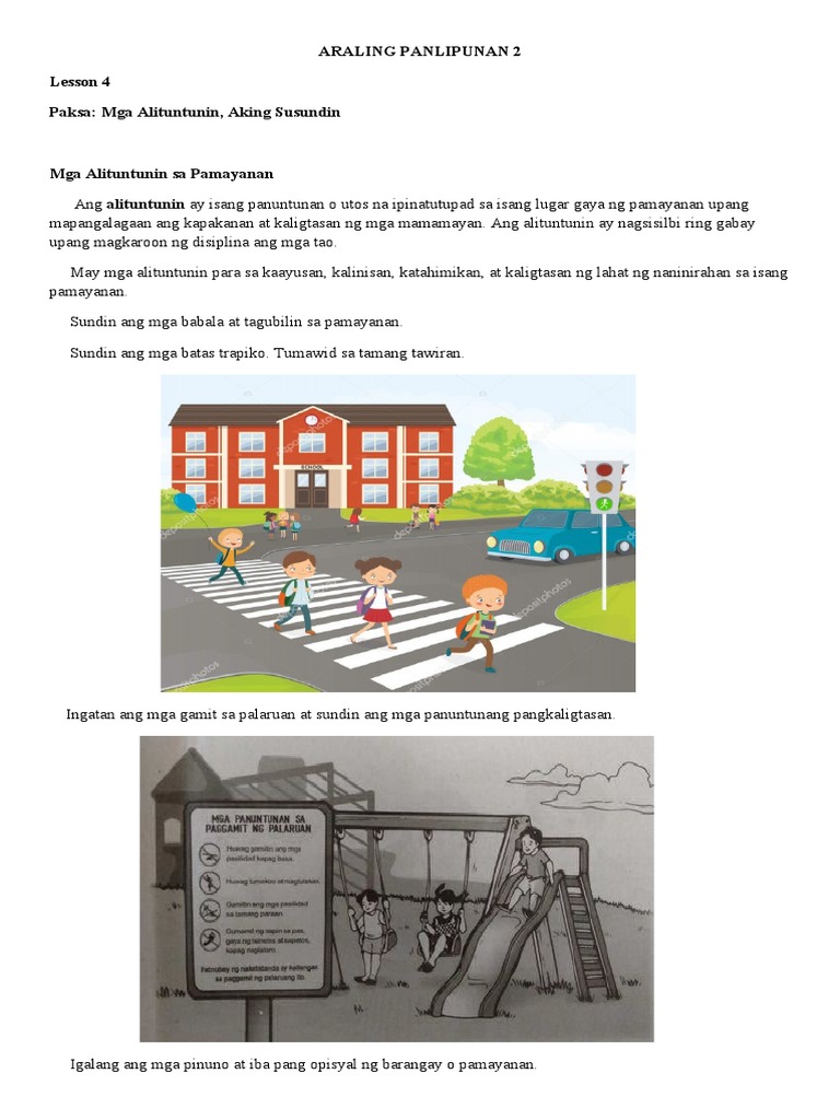 Mga Alituntunin, Aking Susundin | PDF