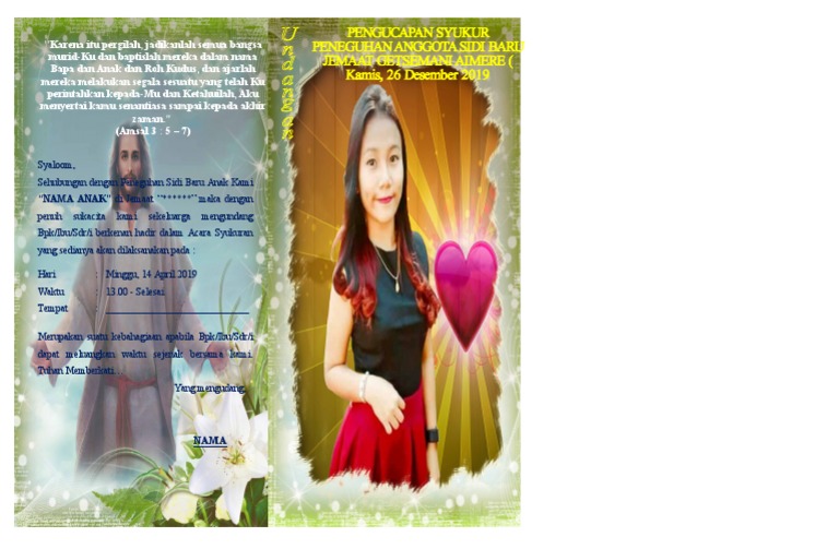 Undangan Sidi | PDF