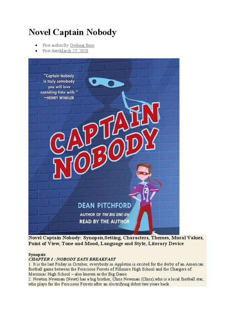 Novel Captain Nobody | PDF | Costume | Halloween