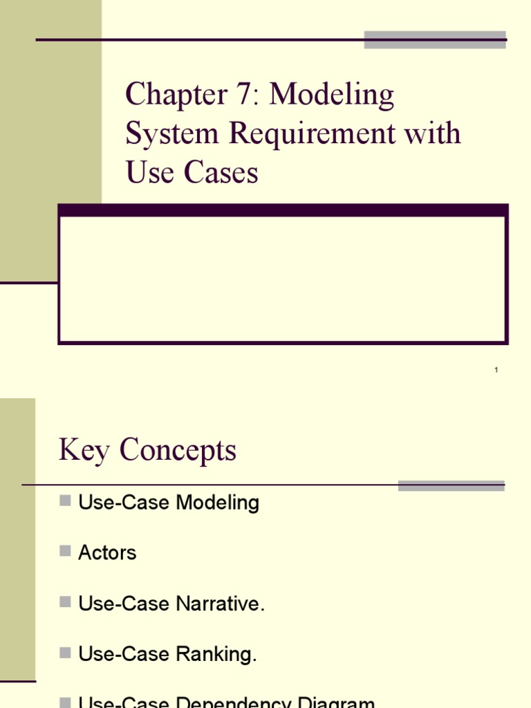 Use Case Modeling for System Requirements | PDF | Use Case | Conceptual ...