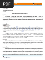 GTE Statement Sample for Australia Visa | PDF | Travel Visa | University
