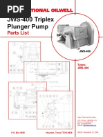 GD Triplex Pump Parts List | PDF | Pump | Valve