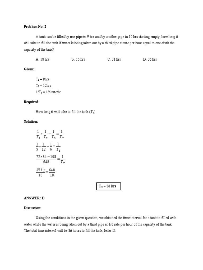 Problem No 2 | PDF
