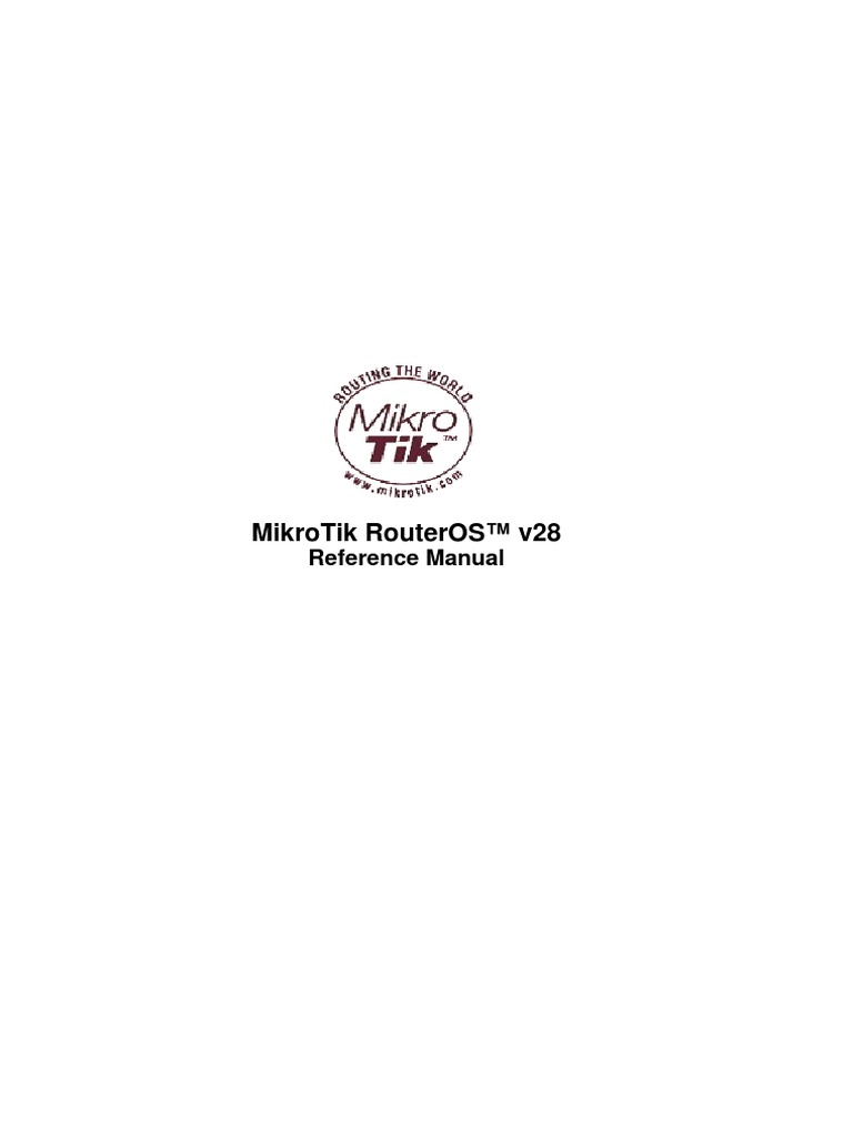 RouterOs - Mikrotik Configuration PDF | PDF | Domain Name System ...