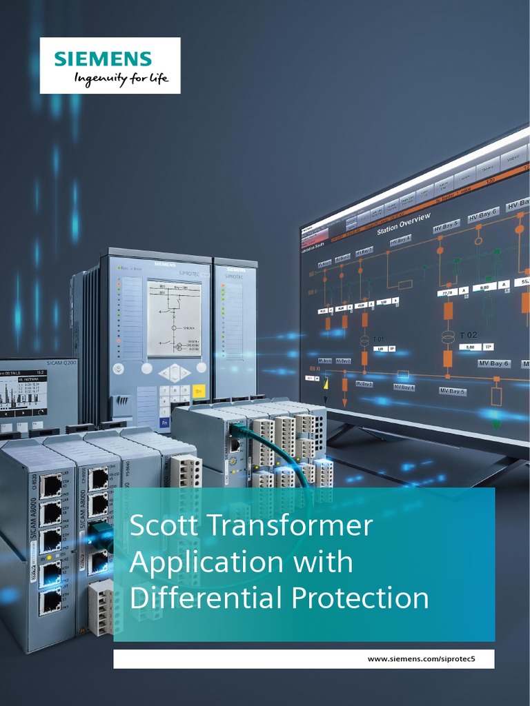 Scott Transformer Application With Differential Protection SIPROTEC ...