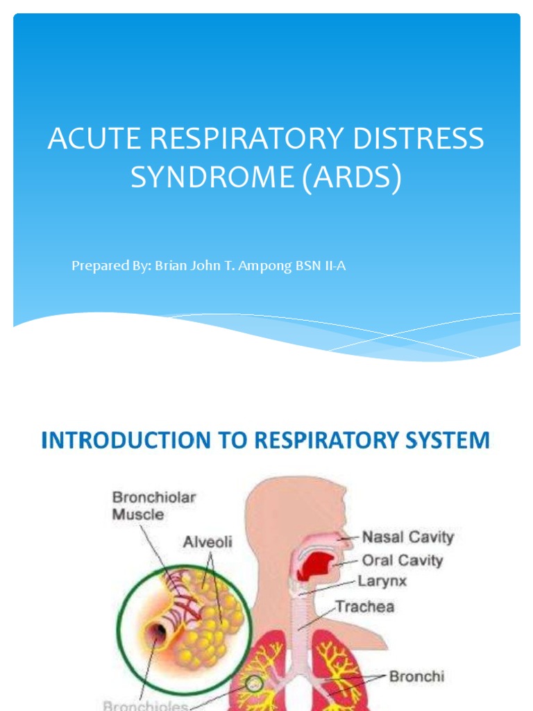Acute Respiratory Distress Syndrome (Ards) | PDF